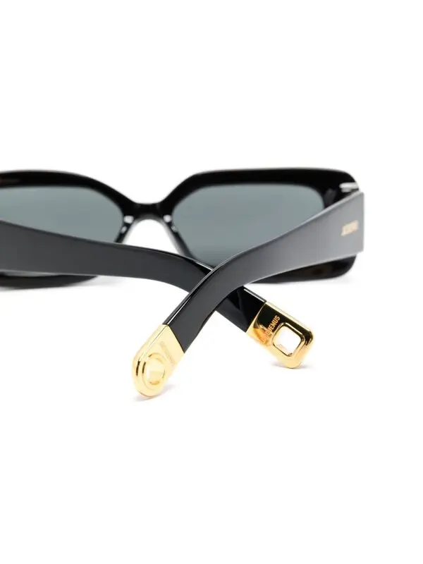 Jacquemus Les Lunettes Rond Carré Asymmetric Sunglasses