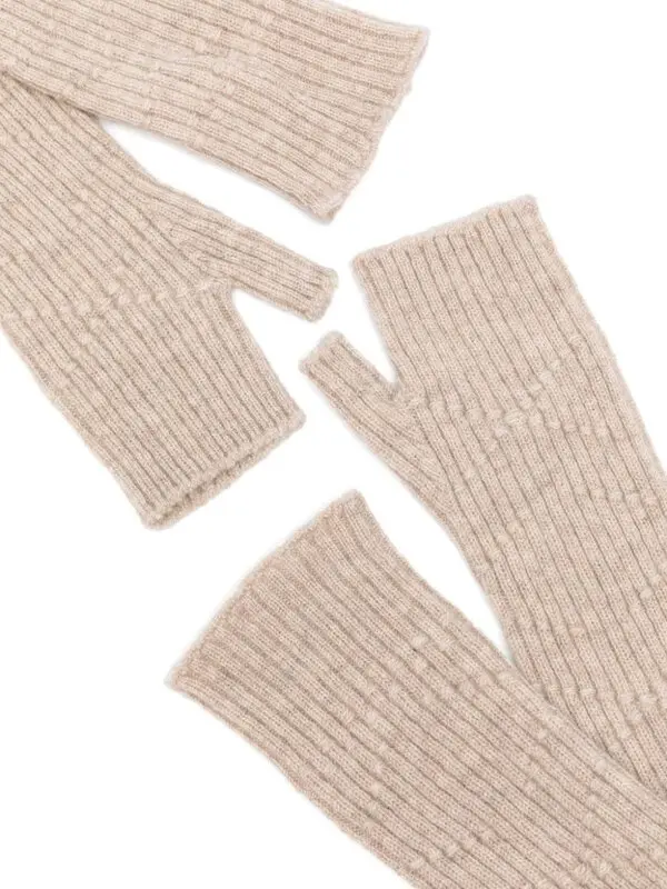 BARRIE Cashmere Fingerless Gloves
