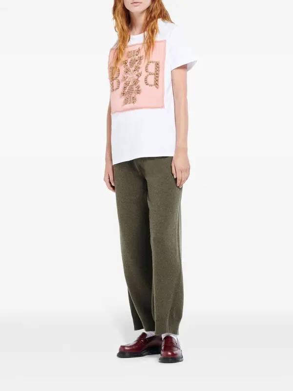 BARRIE Tapered-leg Cashmere Trousers