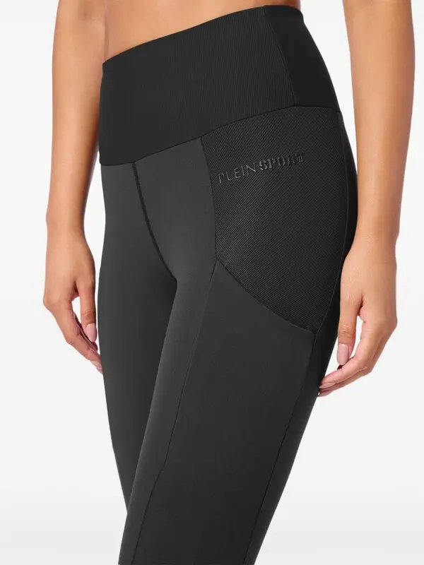 PLEIN SPORT High-waisted Leggings - Black