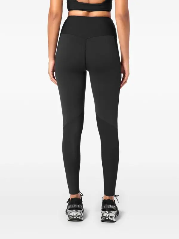 PLEIN SPORT High-waisted Leggings - Black