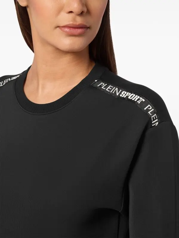 PLEIN SPORT Panelled Cropped Sweatshirt