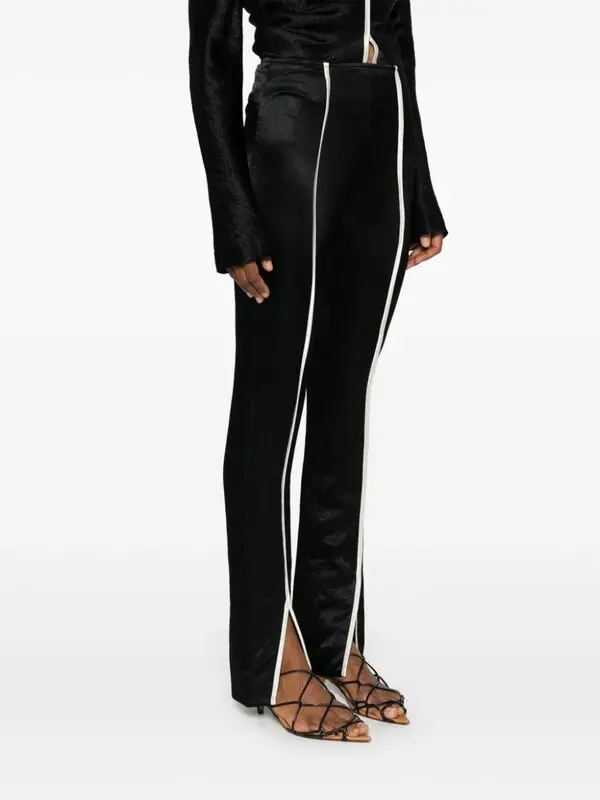 Nanushka Contrasting-trim Slim Trousers