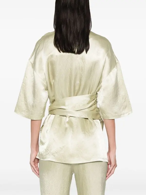 Nanushka Besia Blouse - Green