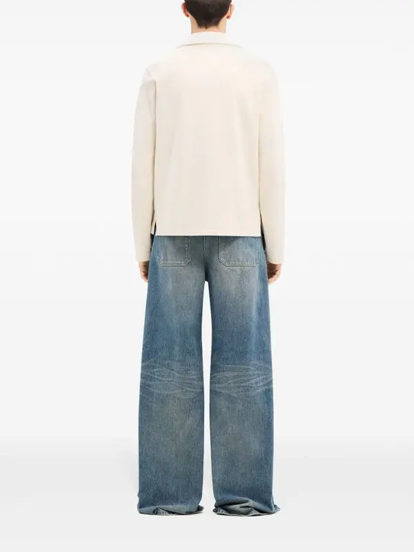 COURREGES Mid-rise Wide-leg Jeans
