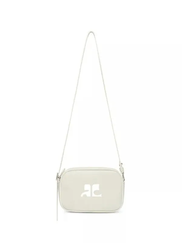 COURREGES Reedition Leather Camera Bag - Neutrals