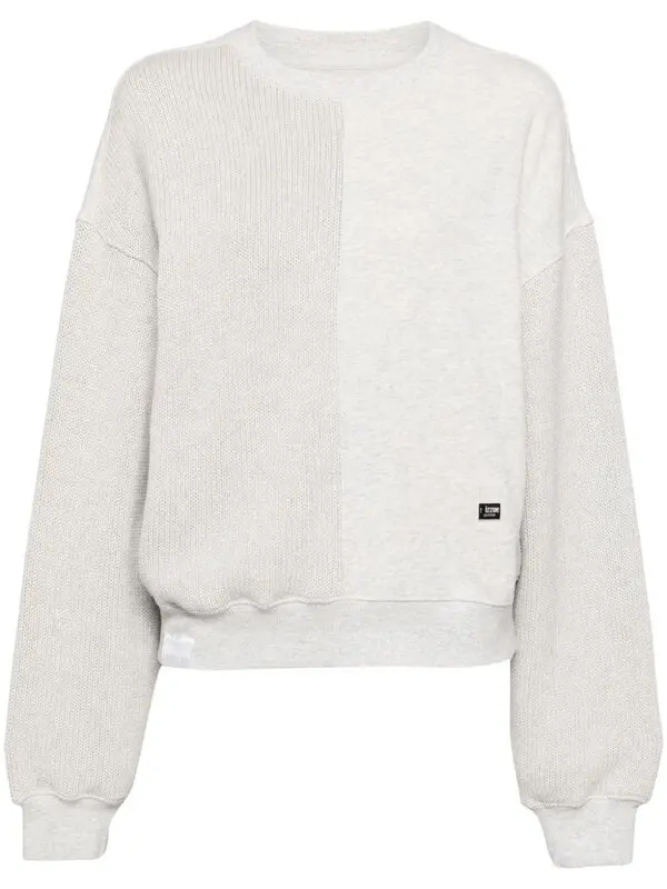 Izzue Patchwork Crewneck Sweatshirt