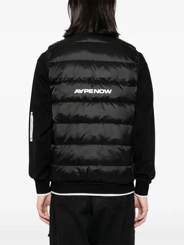 AAPE BY *A BATHING APE Logo-patch Padded Gilet