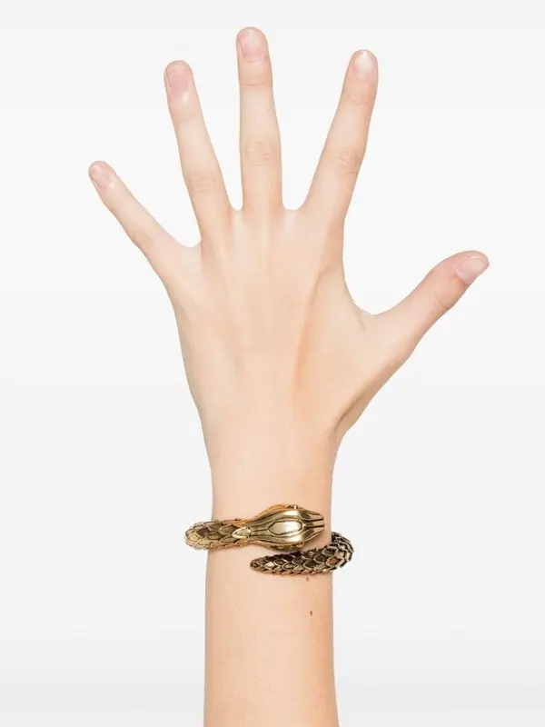 Chloé Snake Motif Bracelet - Gold