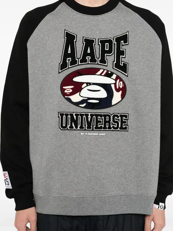 AAPE BY *A BATHING APE Sweatshirt With Logo Patch