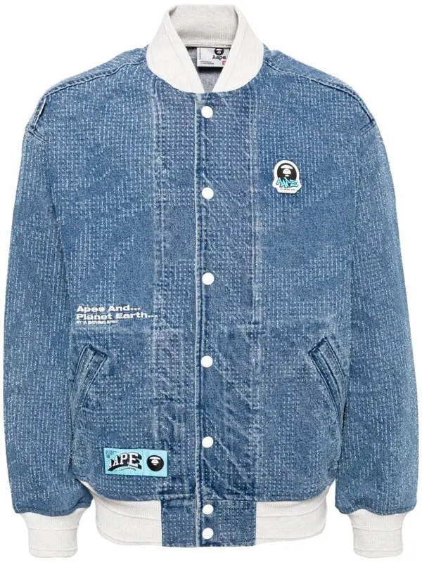 AAPE BY *A BATHING APE® Denim Bomber Jacket