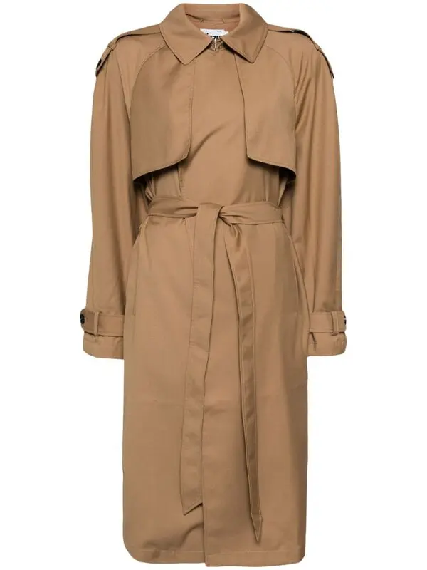 Izzue Tie-fastening Trench Coat