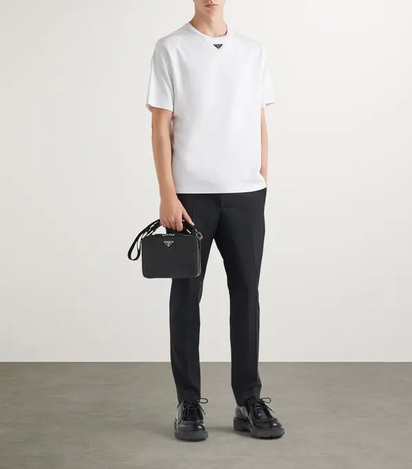 Prada Cotton Triangle T-shirt