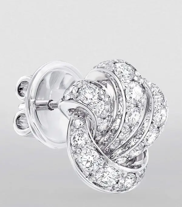 Graff Gold And Diamond Tilda's Bow Stud Earrings