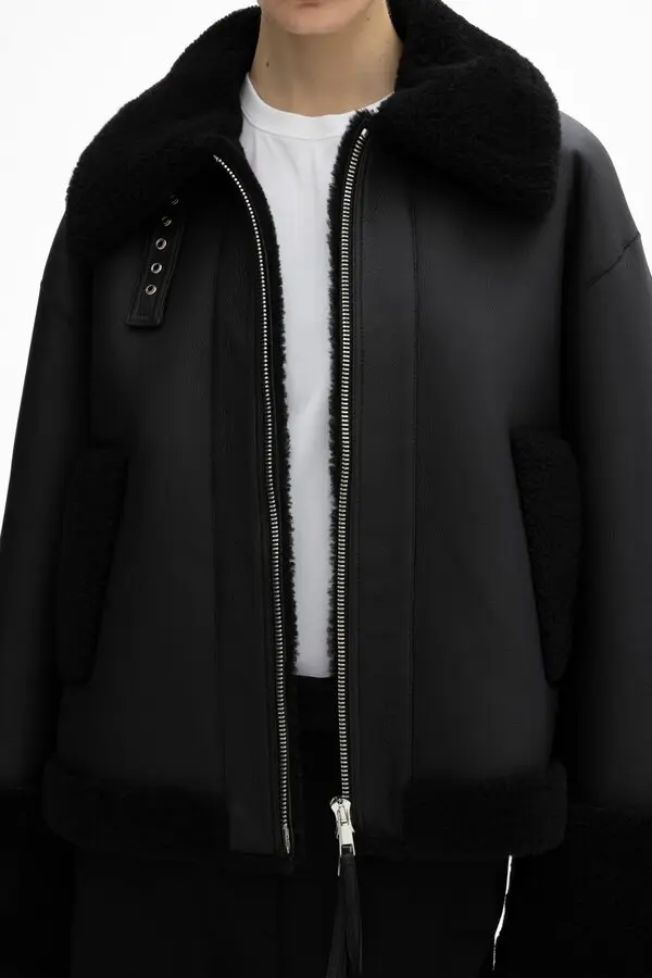 HOUSE OF DAGMAR Short Shearling Jacket