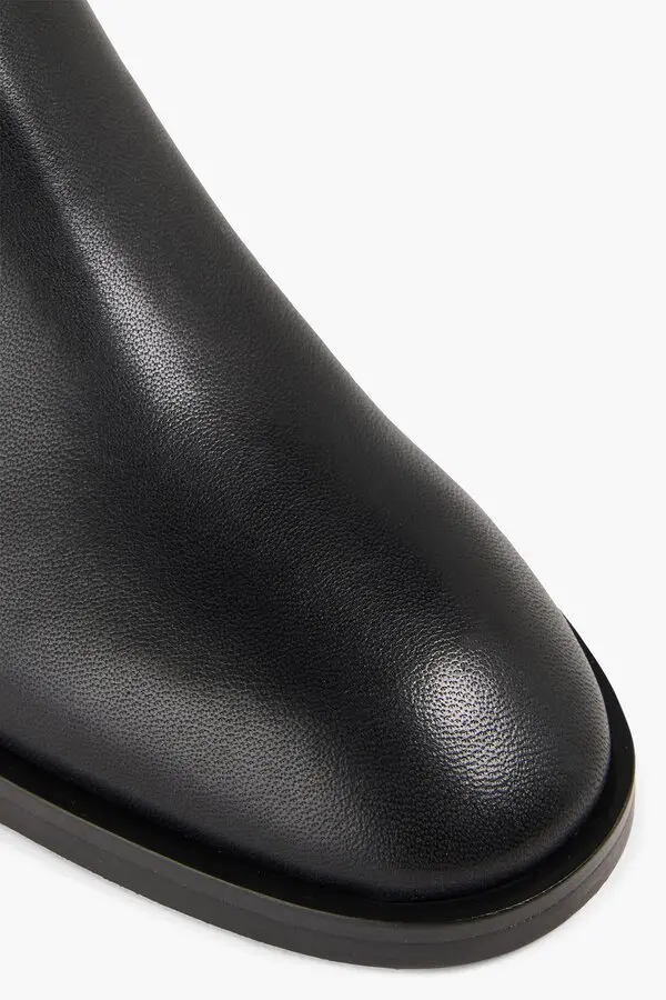 STUART WEITZMAN Keelan City Microstretch And Leather Knee Boots - Black