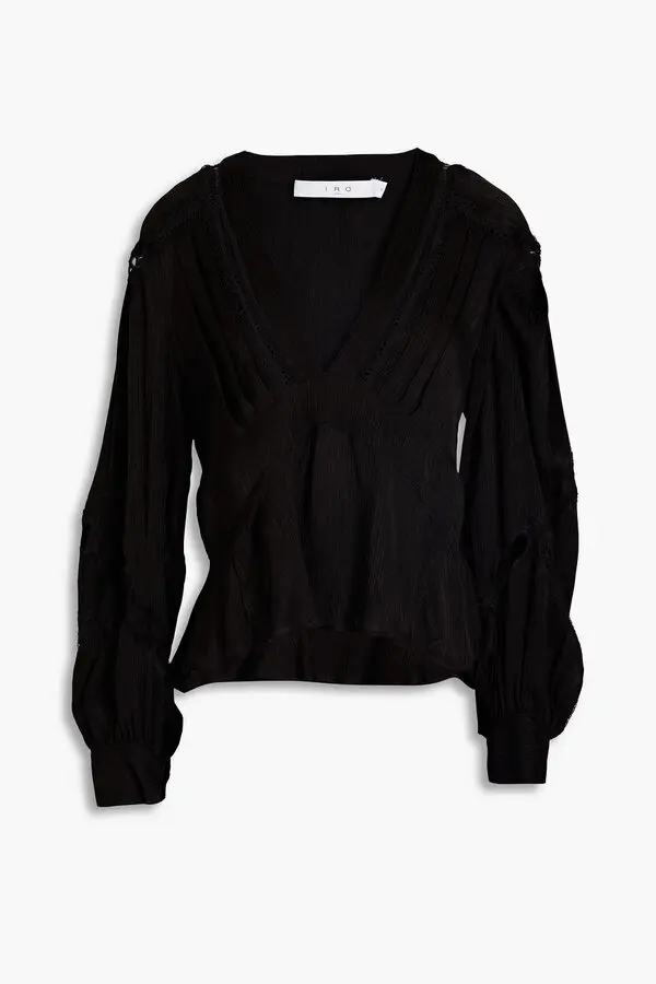 IRO PARIS Bahari Lace-trimmed Blouse