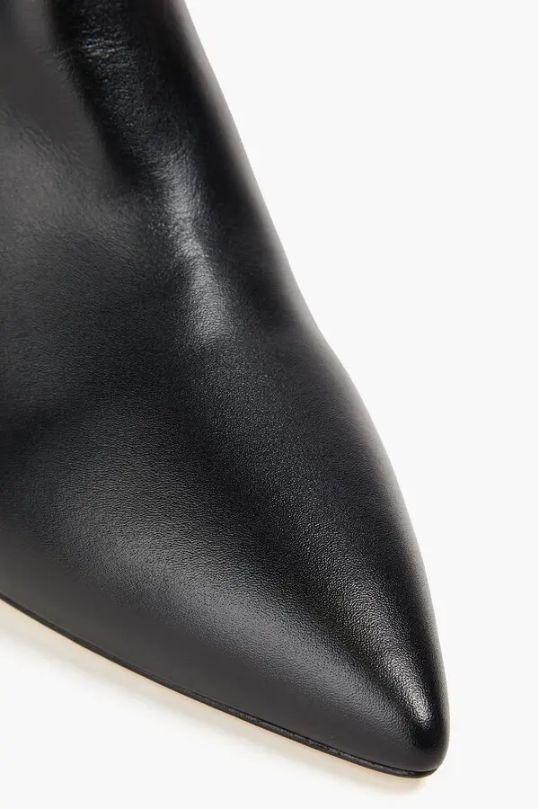 STUART WEITZMAN Mara 75 Leather Knee Boots - Black