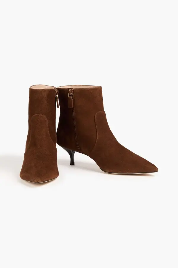 STUART WEITZMAN Mara 50 Suede Ankle Boots