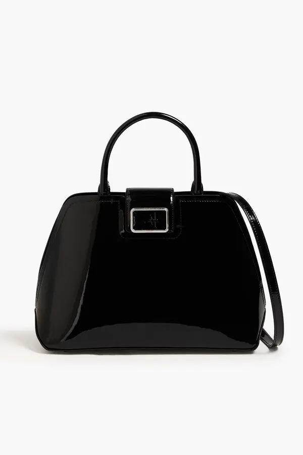 Alberta Ferretti Patent-leather Tote