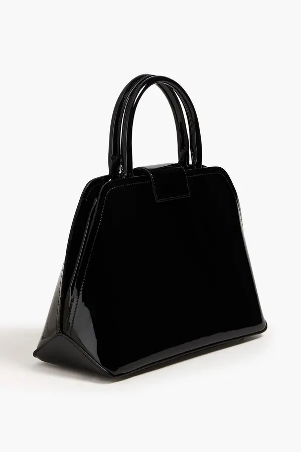 Alberta Ferretti Patent-leather Tote