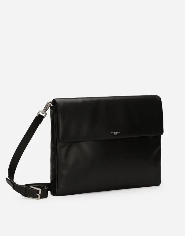 Dolce & Gabbana Nappa Leather Flap Handbag