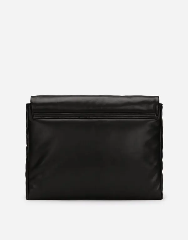 Dolce & Gabbana Nappa Leather Flap Handbag