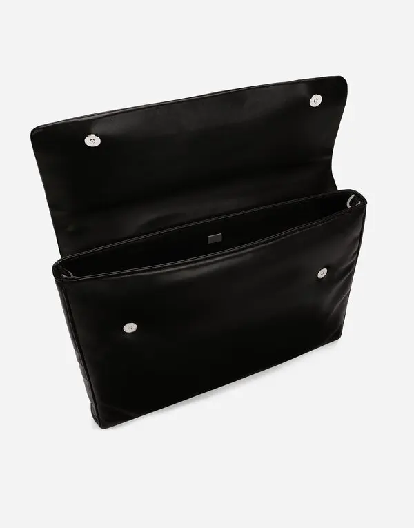 Dolce & Gabbana Nappa Leather Flap Handbag