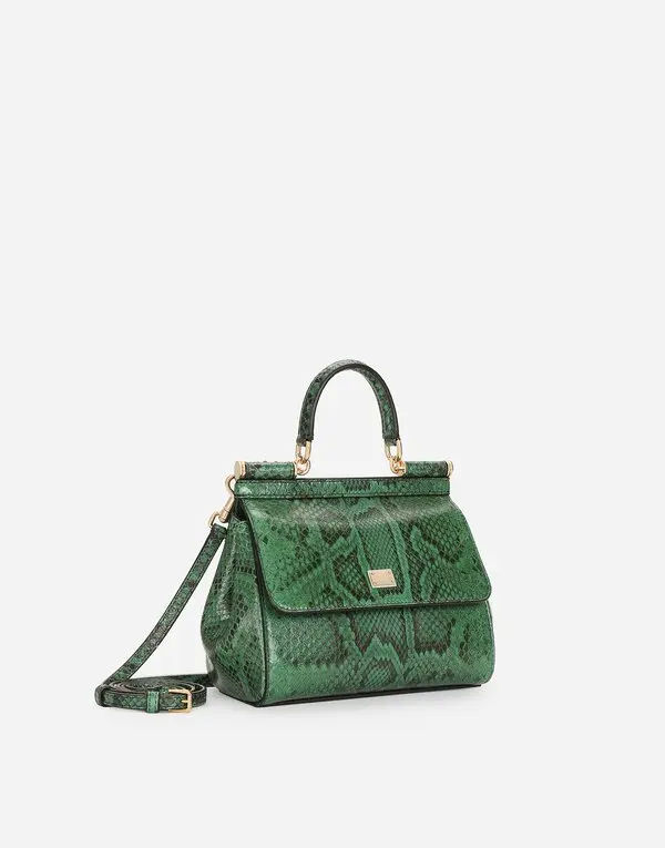 Dolce & Gabbana Medium Sicily Handbag - Green