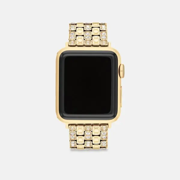 COACH Apple Watch Strap 38mm, 40mm And 41mm - Gold