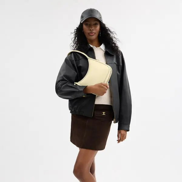 COACH Curve Zip Hobo Bag