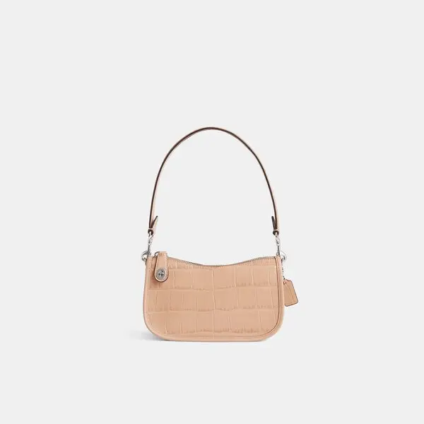 COACH Restored Swinger Bag 20 - Silver/buff