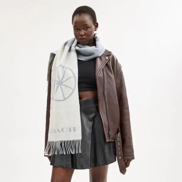 COACH Horse And Carriage Cashmere Muffler