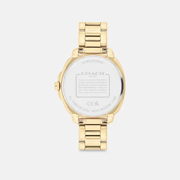 COACH Kitt Chronograph Watch - Gold