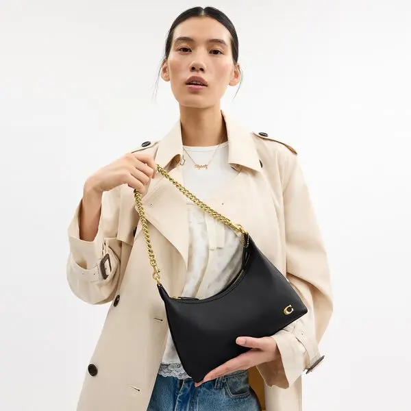 COACH Juliet Shoulder Bag 25 - Brass/black