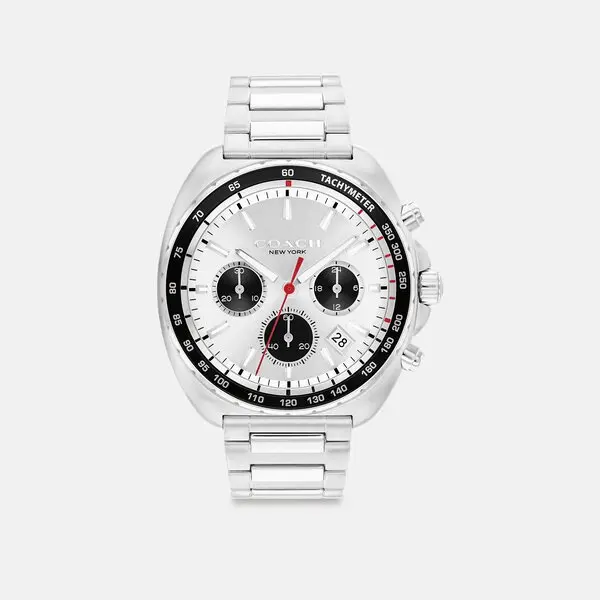 Coach Charter Chronograph Watch 44mm - Stainless Steel