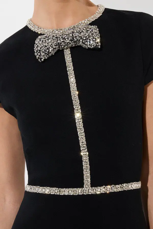 alice and olivia sophie embellished cap sleeve mini dress Alice and Olivia Sophie Embellished Cap Sleeve Mini Dress