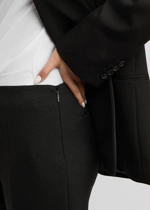 THE ROW Vesco Straight-leg Wool Trousers