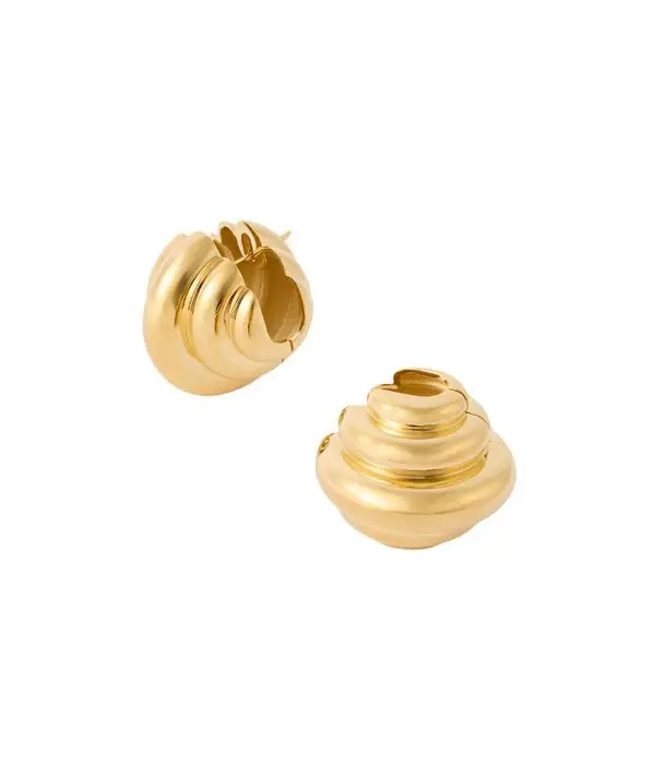 AQUAZZURA Alex -tone Hoop Earrings