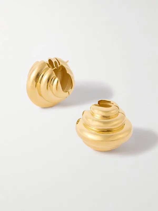 AQUAZZURA Alex -tone Hoop Earrings