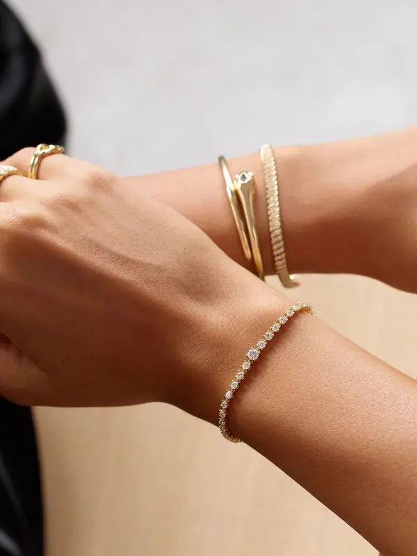 ANITA KO Rope 18-karat Diamond Bracelet