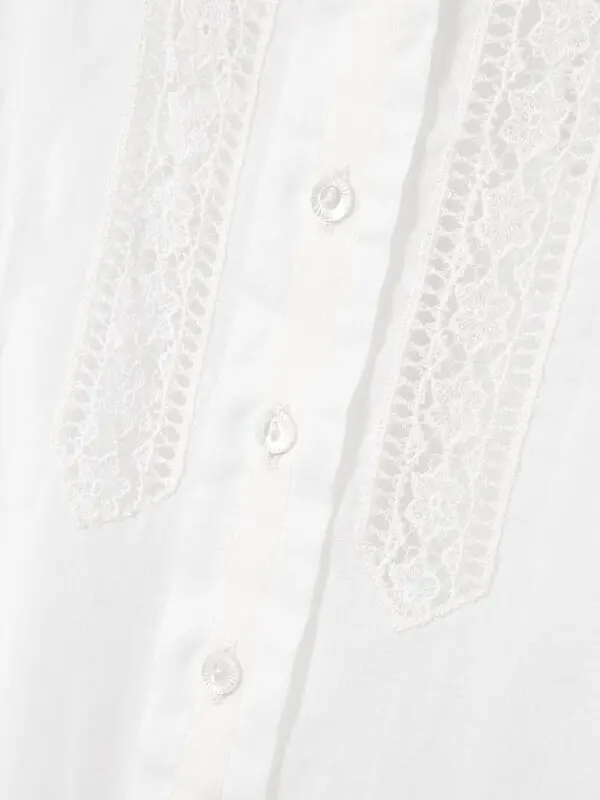 DÔEN Celeste Crochet-trimmed Blouse