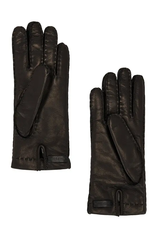 Miu Miu Nappa Leather Gloves
