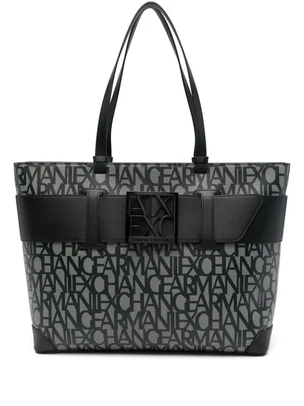 Armani Exchange Logo-print Tote Bag