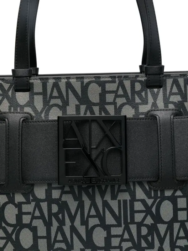 Armani Exchange Logo-print Tote Bag