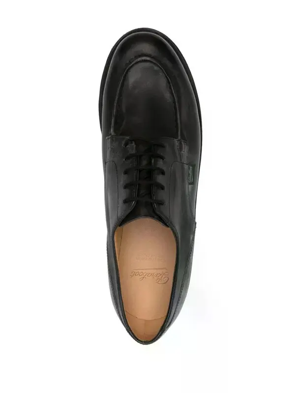 Paraboot Leather Derby Shoes - Black