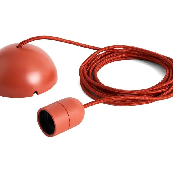 HAY Common Pendant Light Cord Set - Rusty Red