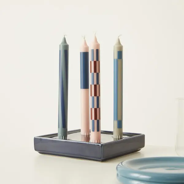 HAY Pattern Candle Set Of 4