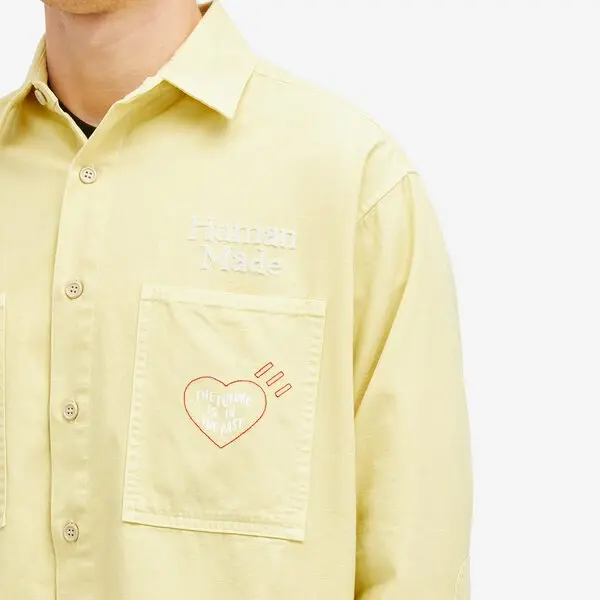 トップス HUMAN MADE stitch work shirt beige Human Made Stitch Work Shirt - Beige | Editorialist