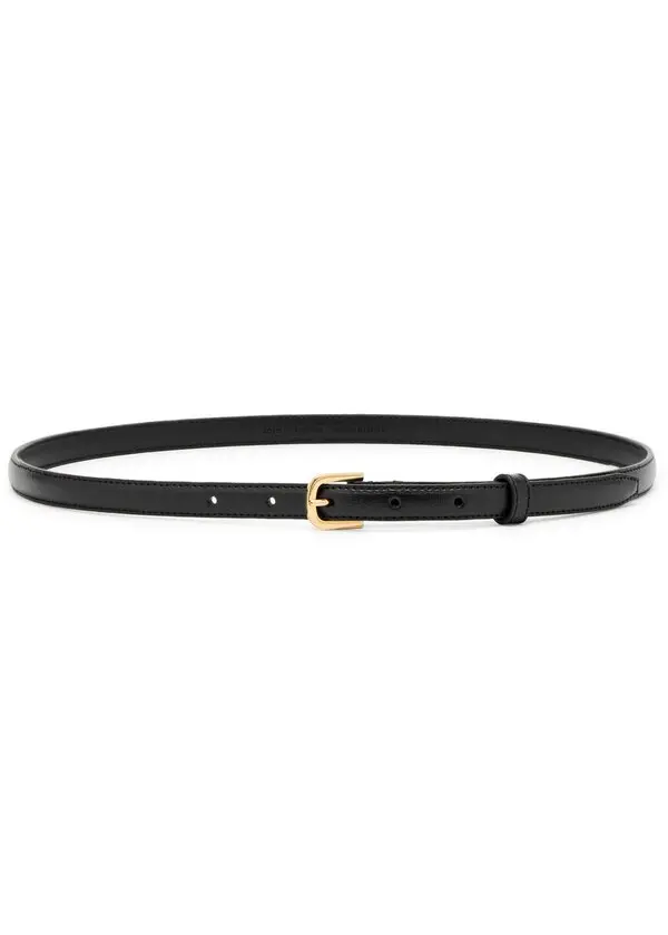 TOTEME Leather Belt - Black